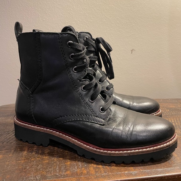 Bata | Shoes | Bata Italian Design Leather Lace Up Boot Brand New ...
